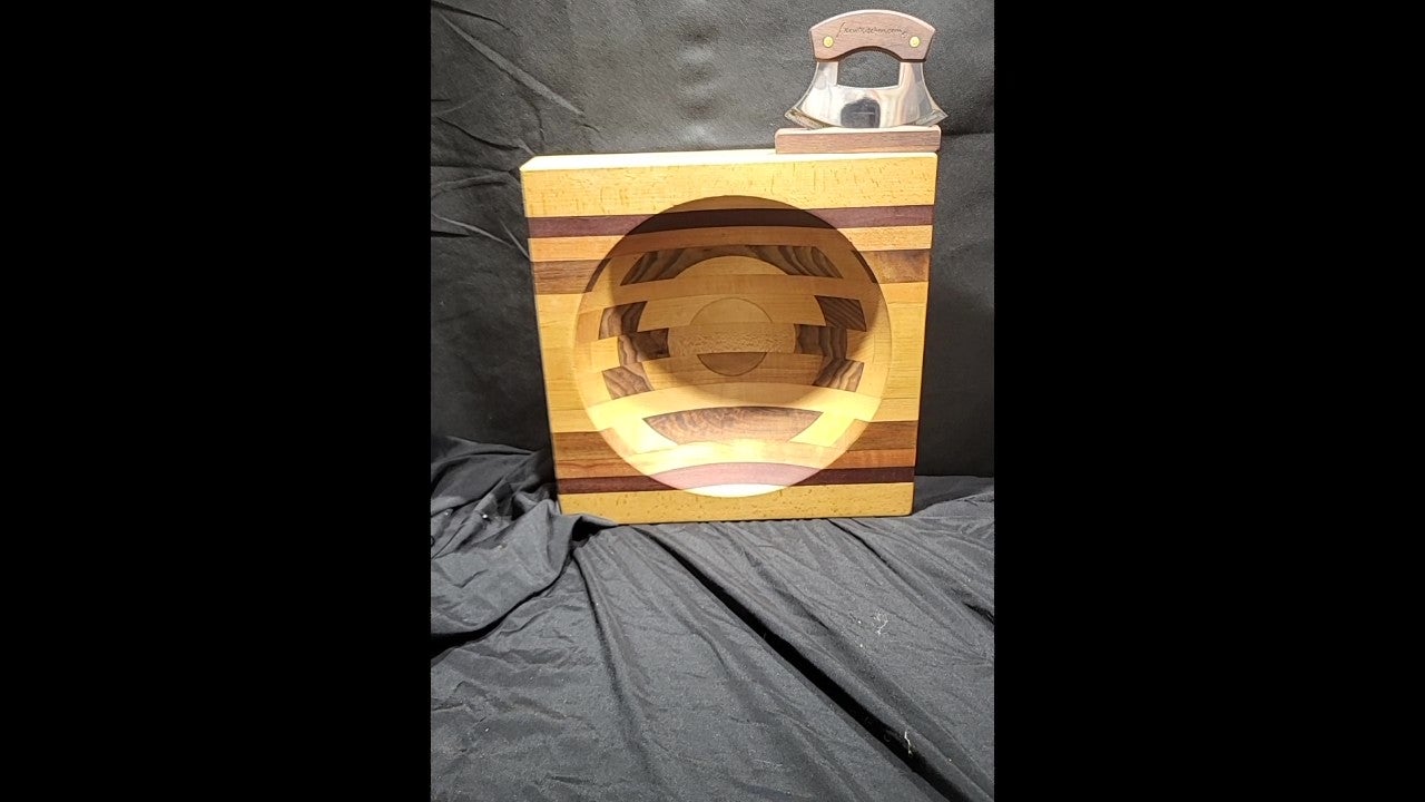 14 x 14 Chopping Block/Bowl (AKA Big Mama) & Chopper | USA Creations ...